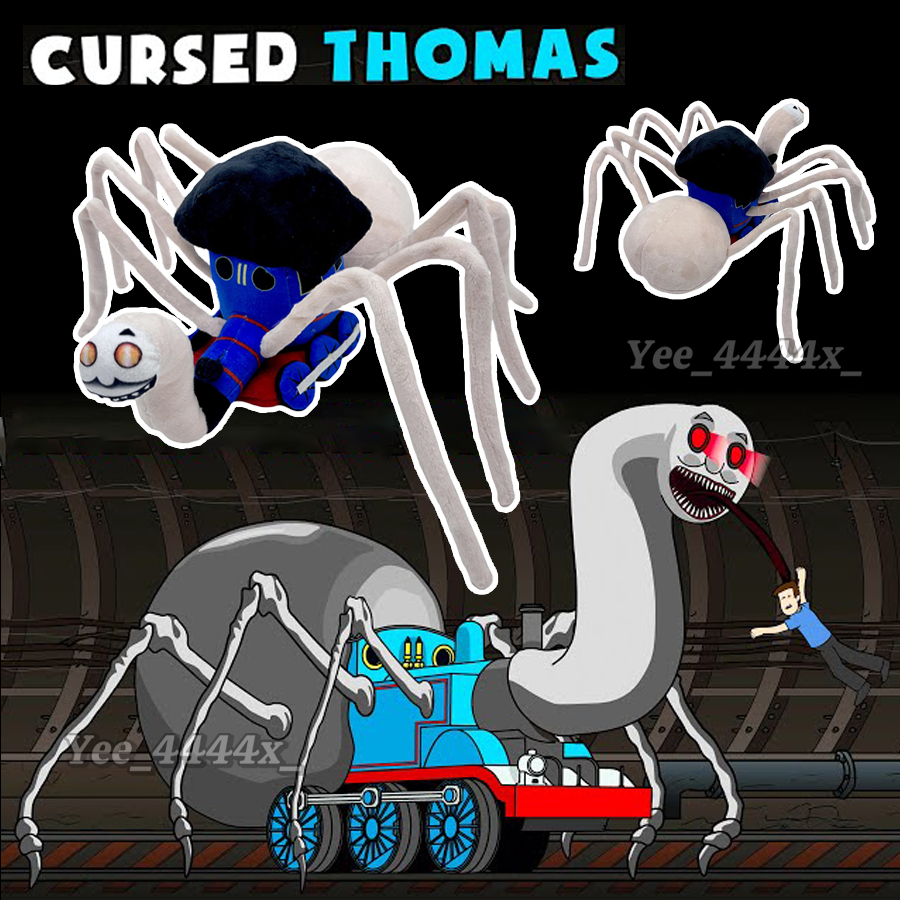 Train Spider Thomas Plush Toy | Cursed Thomas Plush Doll Funny Train ...