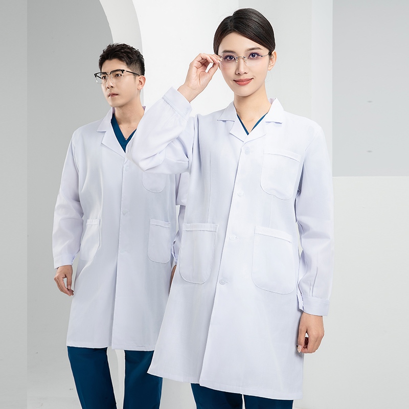 READY STOCK White Lab Coat Attire Lab Doctor Students Laboratory Coat ...