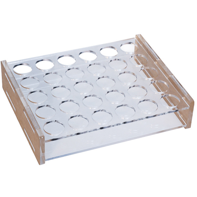 Plexiglass Sample Bottle Holder Top Empty Glass Bottle Holder 3/5/10/15 ...