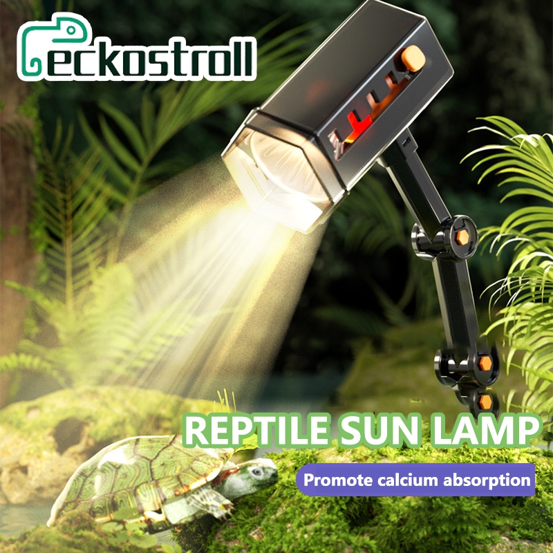 Reptile Lamp UVA+UVB 3.0 Clip-on Bulb Heat Lamp Holder Tortoise Turtle Basking Lamp Multi angle ...