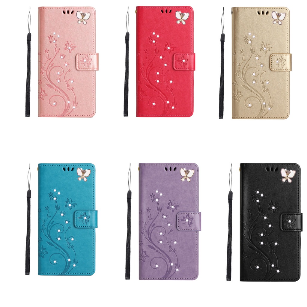 Shiny Diamant Butterfly Flower Case for Honor X9C 7C 5b 6b 7b Honor 200 ...