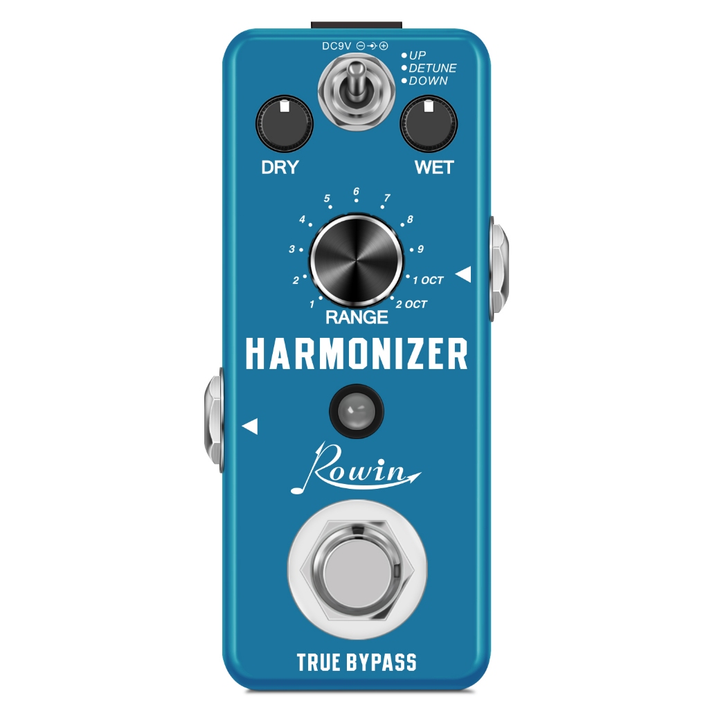 Rowin Guitar Harmonizer Pedal Digital Effect Pedal Harmonic Harmony ...