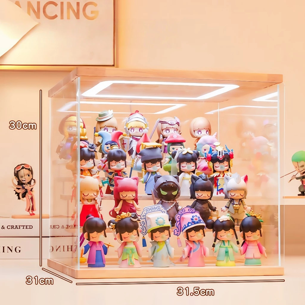 MODOFO Acrylic Display Box Lego Display Cabinet Pop Mart Transparent ...