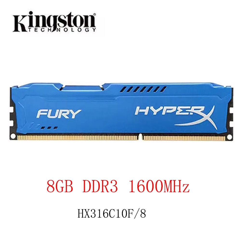 Kingston HyperX Fury DDR3 PC RAM 8GB DDR3 1600MHz Desktop Memory ...