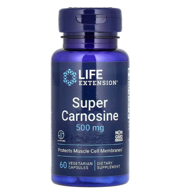 Life Extension Super Carnosine 500mg 60tab(Repair collagen damage ...