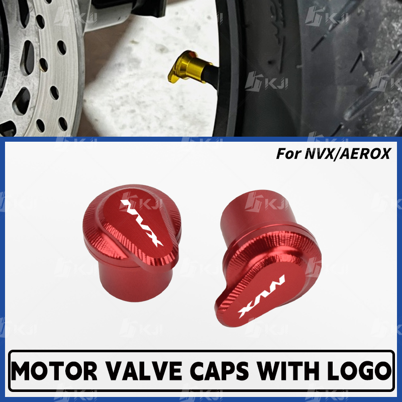For Yamaha NVX AEROX 155/125/ALPHA TURBO Tire Valve Stem Caps Wheel Air ...