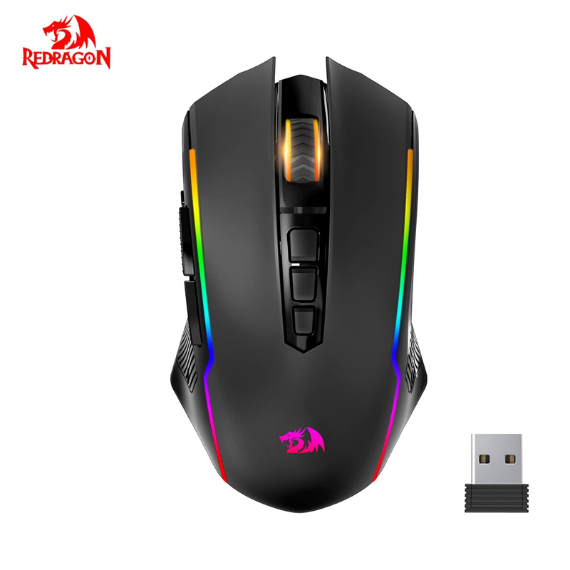 Redragon M910ks Gaming Mouse, Wireless Mouse Gaming with 8000 DPI PC ...