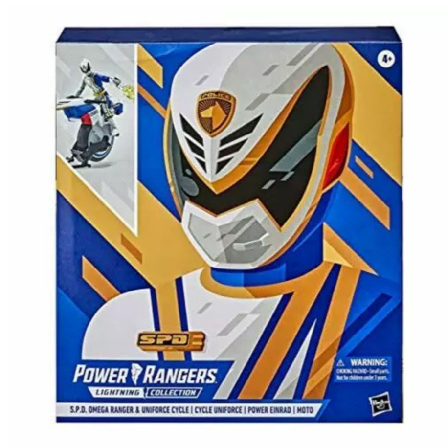 Hasbro Power Rangers SPD White Ranger Omega Motorcycle Set 6 Inches ...