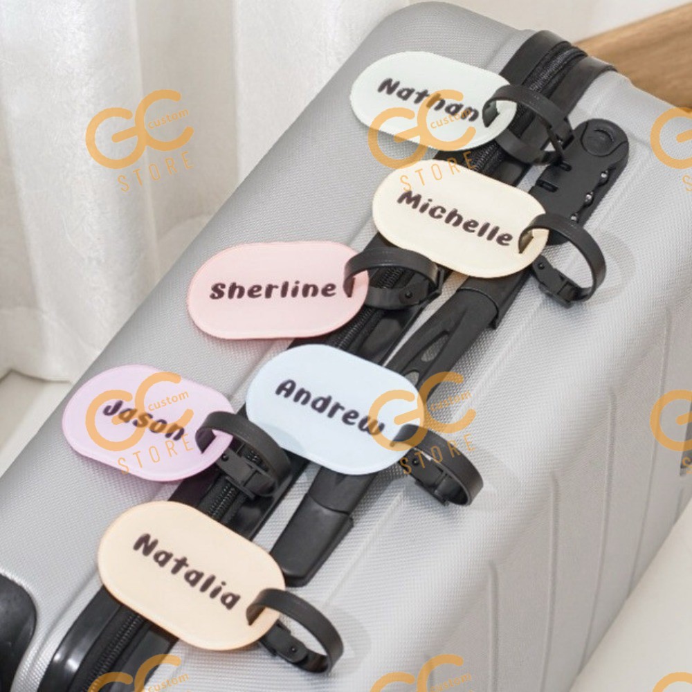 Custom Acrylic Name Tag for Suitcase, Wedding Souvenir, Premium Travel ...