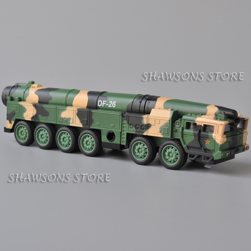 Diecast Military Vehicle Model Toy DF-26 Ballistic Missile Truck ...