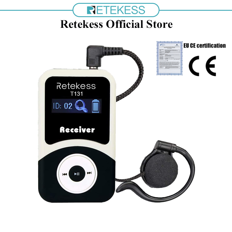 Retekess T130 T131 T130S T131S Long range 150m with 3.5mm One-Side ...