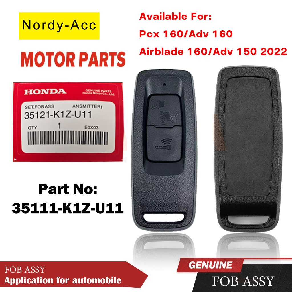 Honda Pcx160 Remote Smart Remote Control K1z Pcx160 Original Authentic ...