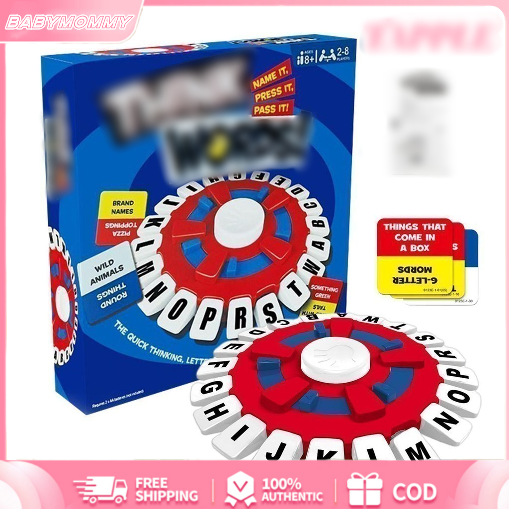 Tapple | Word Game | Fast-paced Family Board Game Spelling Words ...