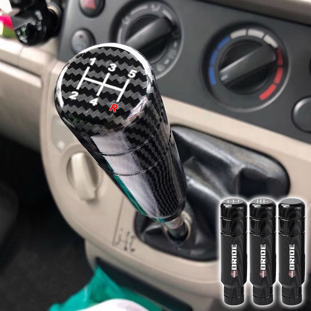 BRIDE Universal JDM 5 Speed/6 Speed Carbon Fiber Style Car Shift Knob ...