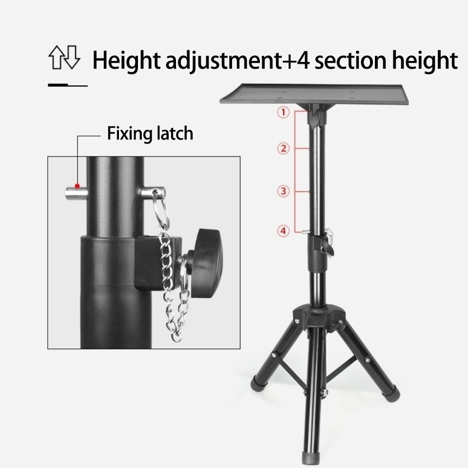 Projector special triangular floor stand with tray gimbal, portable ...