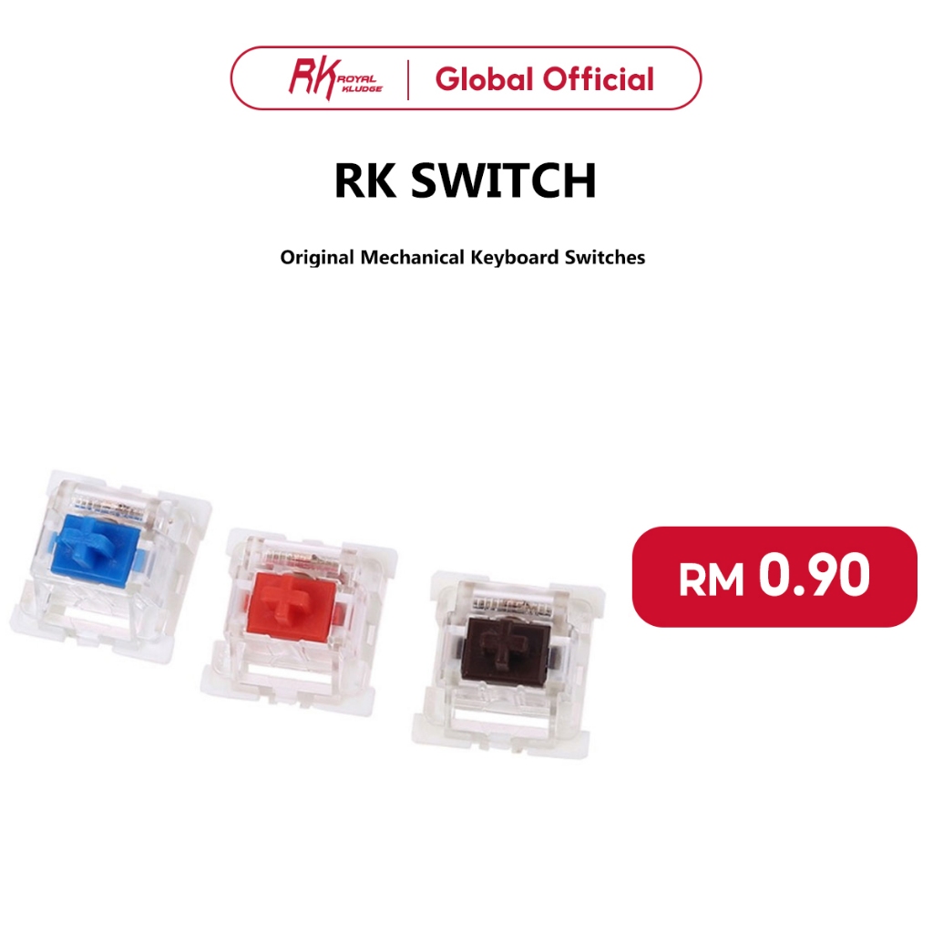 RK Switch Original Mechanical Keyboard Switches red brown blue fit for ...