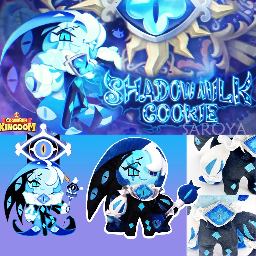 Shadow Milk Cookie Plush Toy Cookie Run: Kingdom Game Figure Peripheral ...