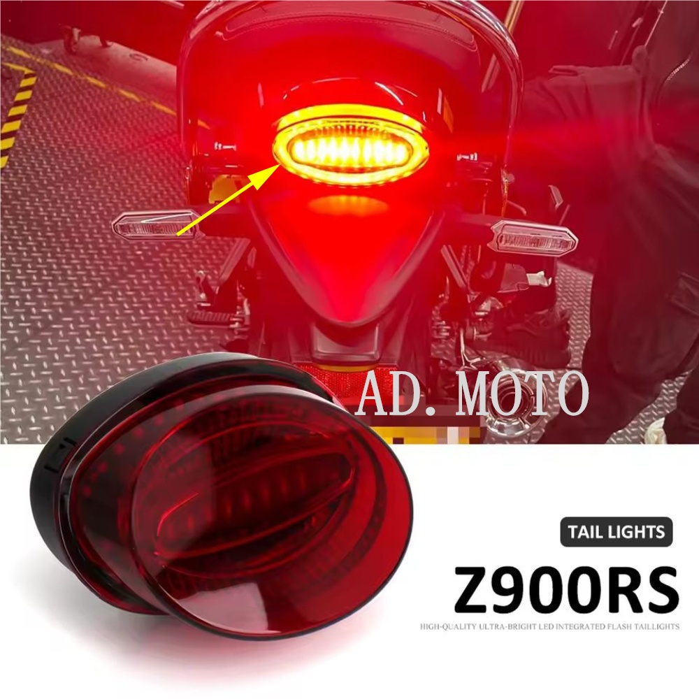 Motorcycle LED Taillight Rear Brake Light Indicator Lamp For KAWASAKI ...