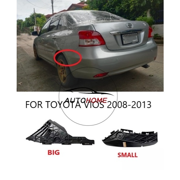 （ready stock）Rear bumper bracket support side bumper bracket for TOYOTA VIOS gen2 2008 2009 2010 ...