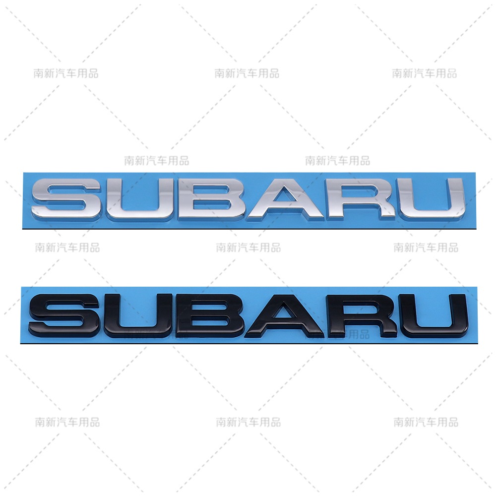 3D ABS SUBARU Letter Logo Emblem Car Rear Trunk Badge Sticker Auto ...