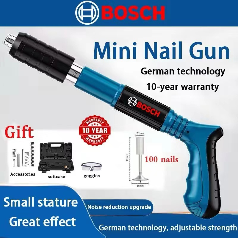 【10 year warranty】Bosch Strong Steel Nail Gun Punching Nail Article ...