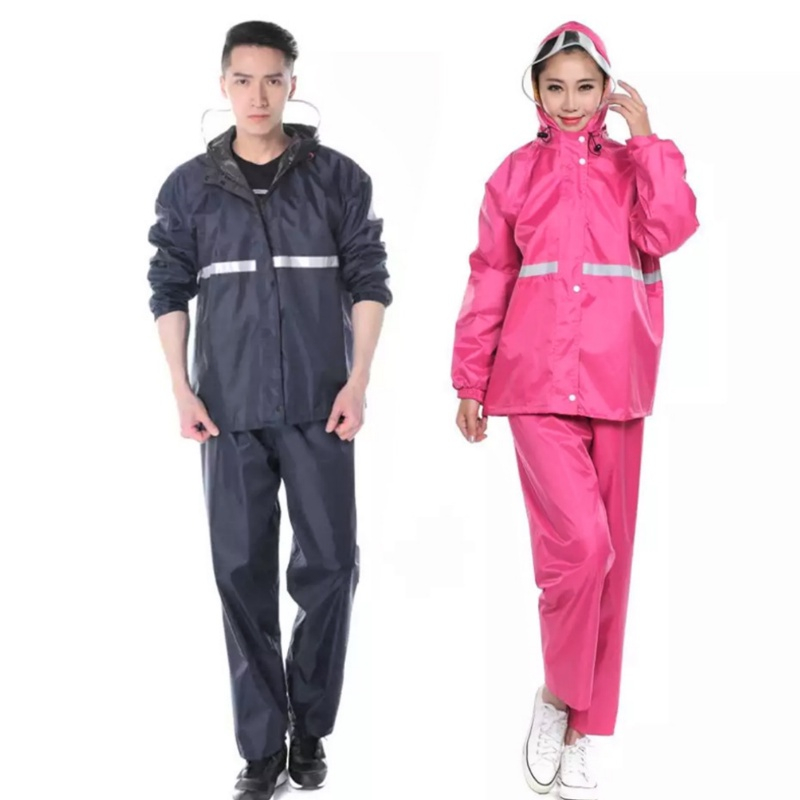 Reflective Raincoat Set Adult Rain Coat for Motorcycle kapote Rain Coat ...