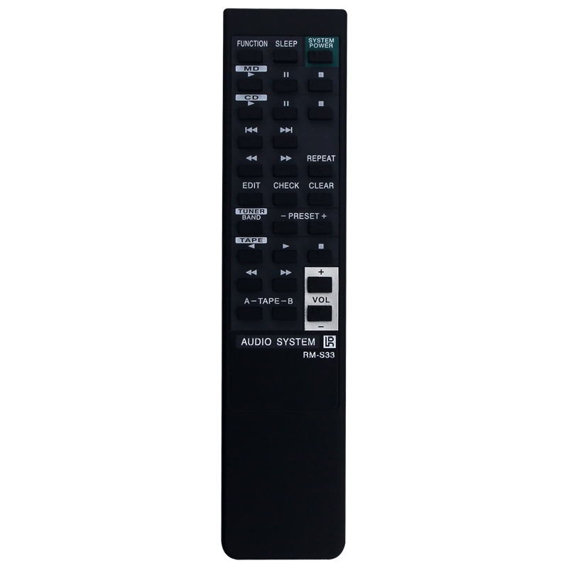 The new remote controller RM-S33 is compatible with Sony audio HCD-H801 ...