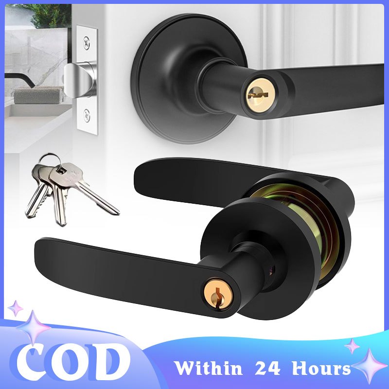 Three-post plastic steel door lock Room Door Lock Bedroom Door Lock ...