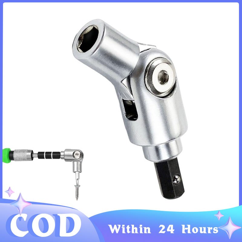 Hexagonal Shank Hand Screwdriver Adaptor 180 Degree Rotation Electric ...