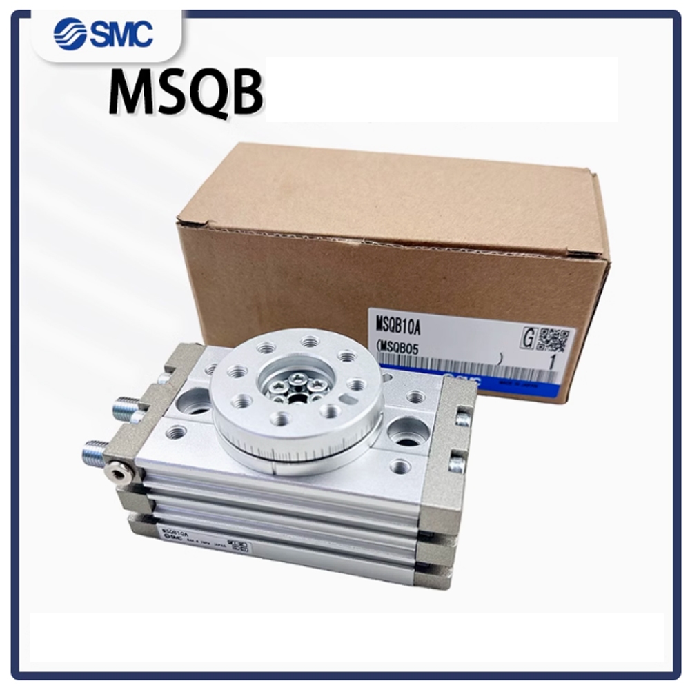 SMC rotary table cylinder MSQB10A/20A/3A/7A/30A/50L3/70L2/100R90 degrees 180 degrees | Shopee ...
