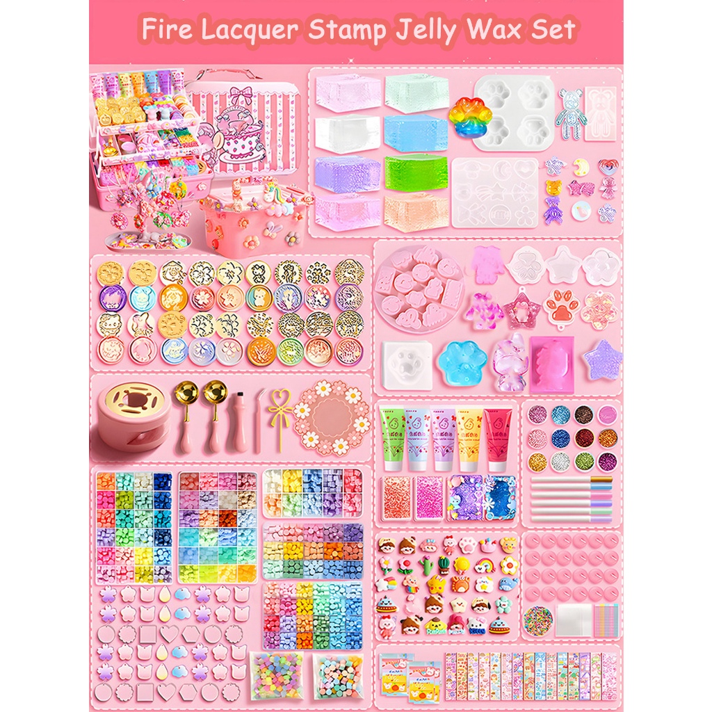 Jelly Wax DIY Kit, Stress-Relieving Cat Paw Toy, Educational Brain ...