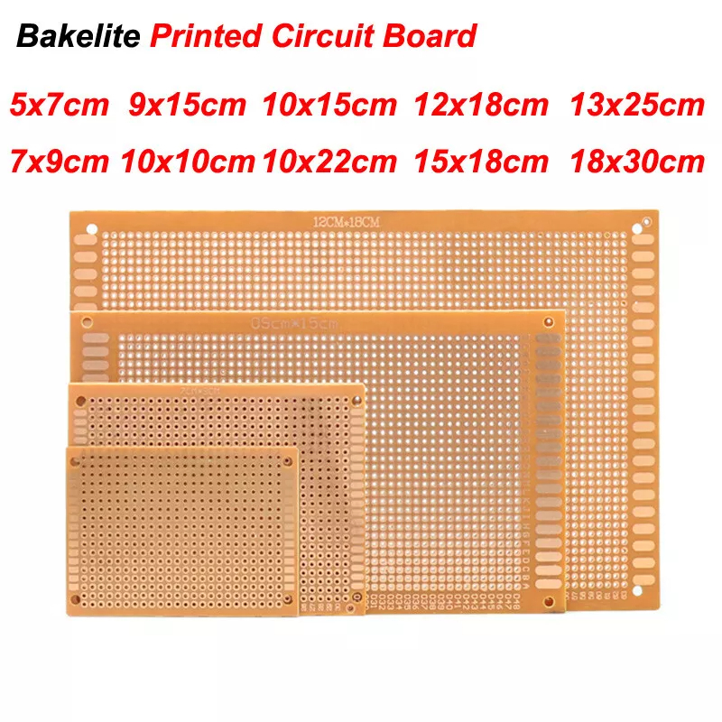 DIY PCB Universal Prototype Paper Matrix Circuit Board Stripboard ...