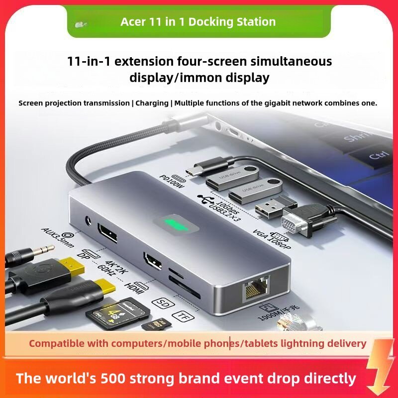Acer Type-C docking station with DP/HDMI/USB 4K60HZ three screen ...