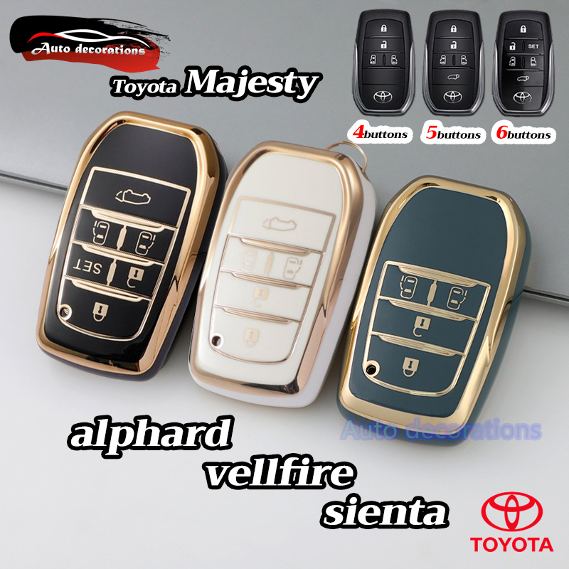 Toyota car key cover suitable For Toyota Majesty/Alphard/Vellfire ...