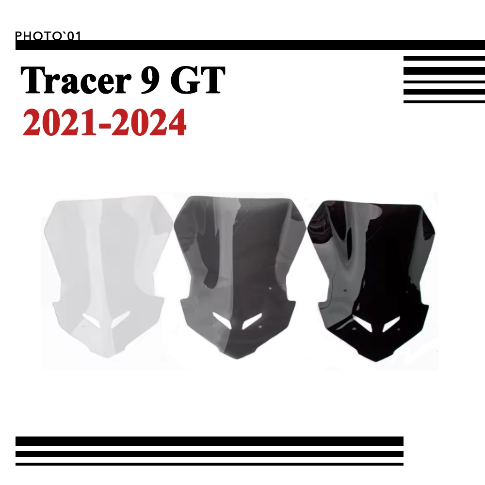 PSLER For YAMAHA TRACER 9 GT TRACER9 9GT Windshield Visor Windscreen ...