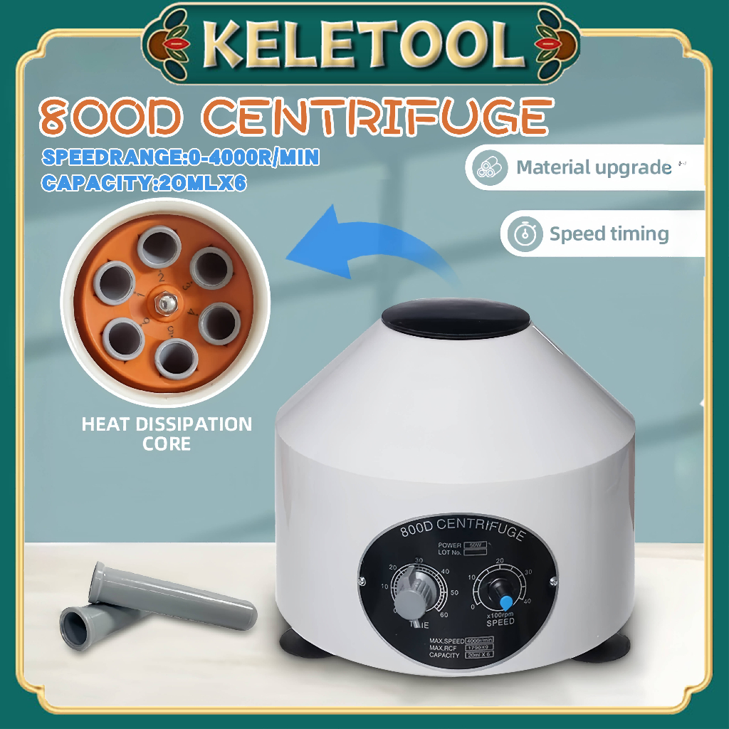 800D Electric Laboratory 4000rpm Desktop Centrifuge Medical Practice ...