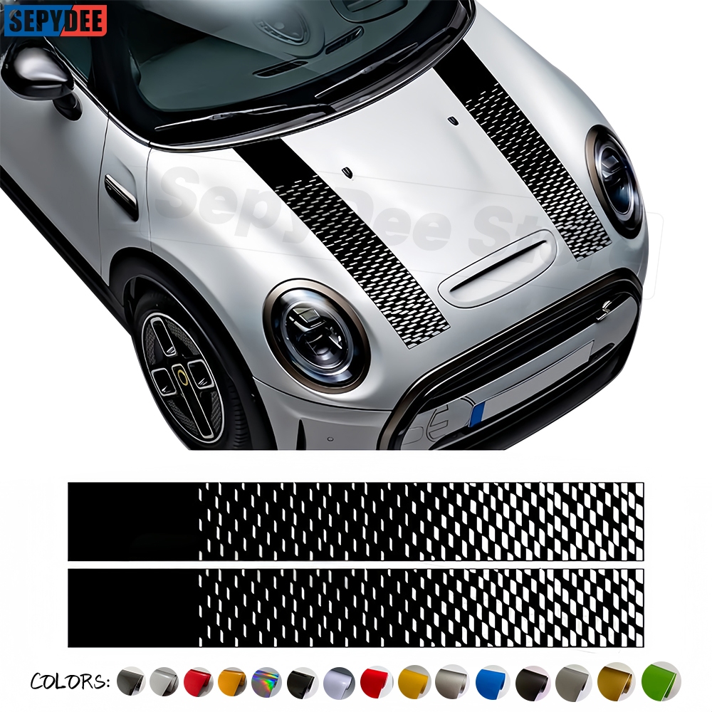 Car Engine Cover Vinyl Edition Maxi Tuner Decal Hood Bonnet Stripes ...
