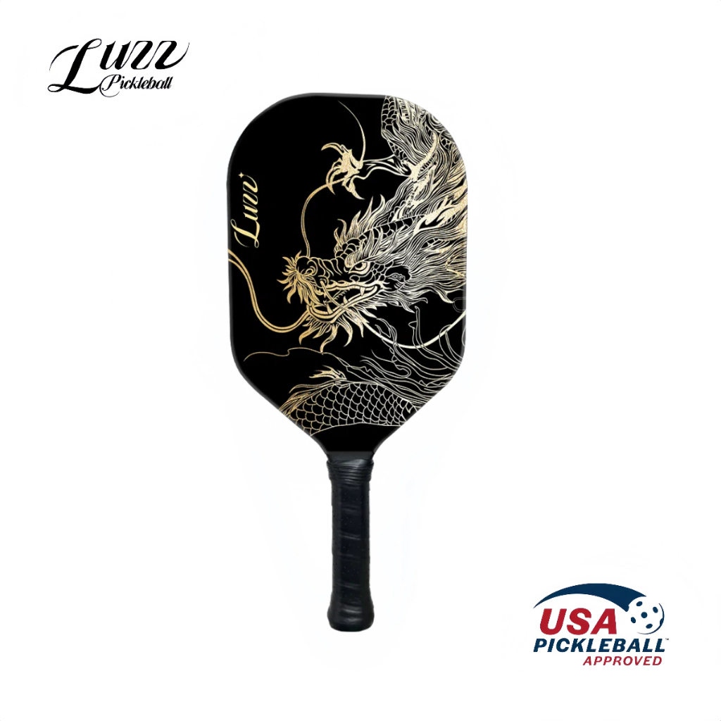 Luzz Pickleball Paddle Imperial Dragon T700 Carbon Friction Surface ...