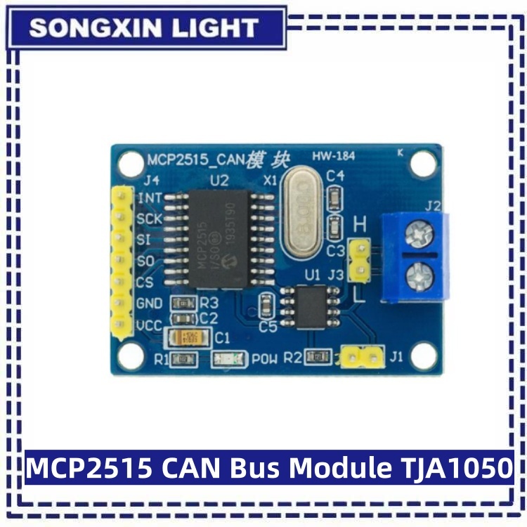 MCP2515 CAN Bus Driver Module Board TJA1050 Receiver SPI For 51 ARM Controller Interface Module ...