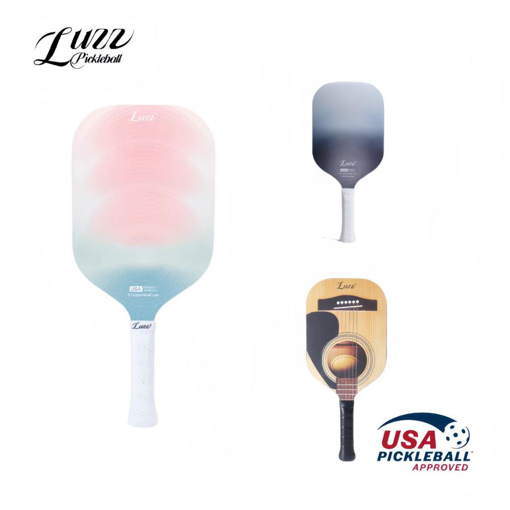 Luzz Pickleball Paddle T700 Raw Carbon Fiber Frameless Thermoformed ...