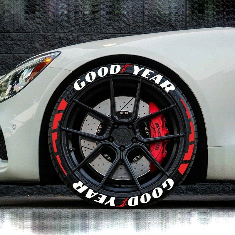 Goodyear Tire Sticker Permanent Tire Lettering Stickers Tire Decals ...
