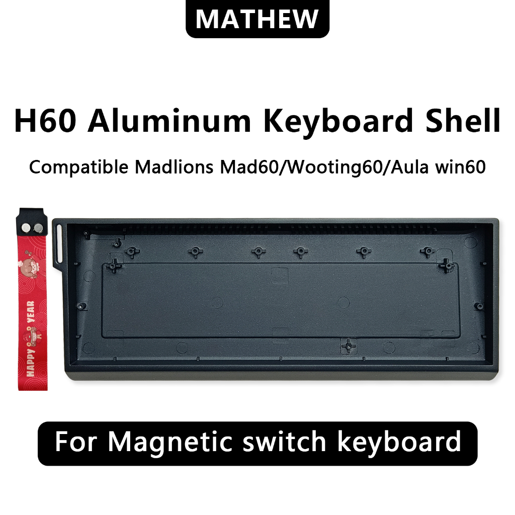 H60 Customized Shell Compatible with Wooting 60HE MAD60 WIN60 Aluminum ...
