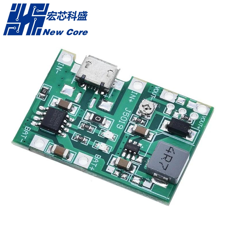 Lithium Li-ion 18650 3.7V 4.2V Battery Charger Board DC-DC Step Up ...