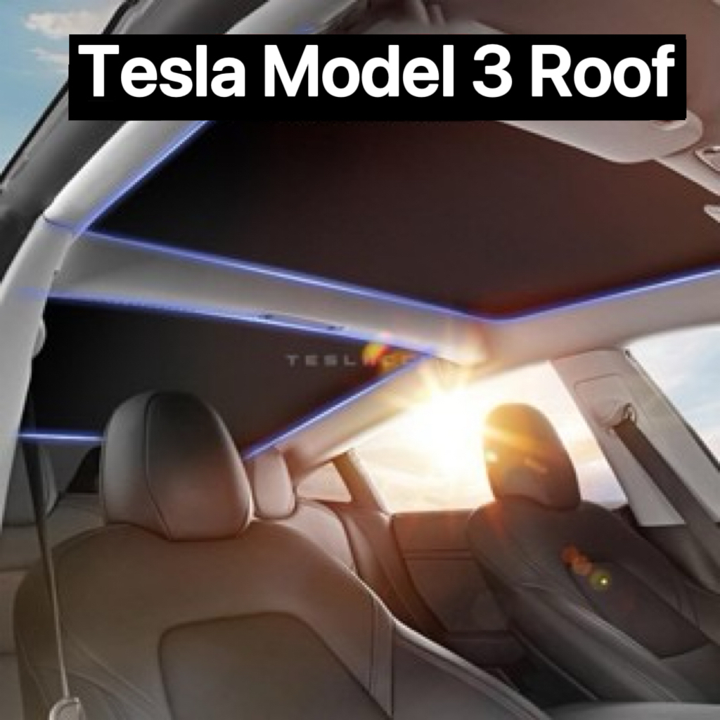 Car Sunshade Sunroof for Tesla Model 3 Highland 2020-2024 UV Rays ...