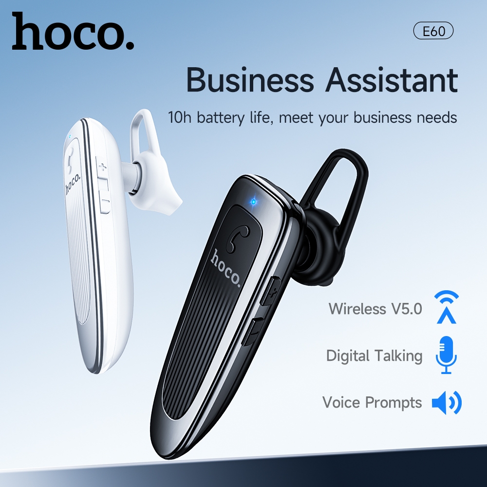 HOCO Original E60 Wireless Earbud Bluetooth Earphone 5.0 Headset With Microphone Sports ...