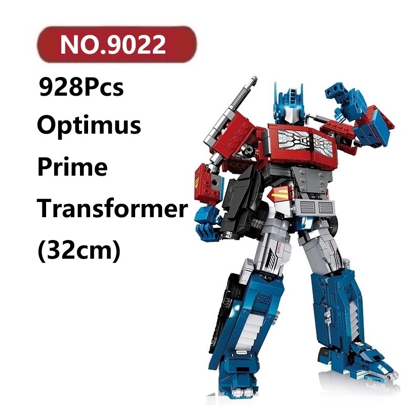 Optimus Prime Transformers Building Blocks 928 Pcs JIE STAR Mecha ...