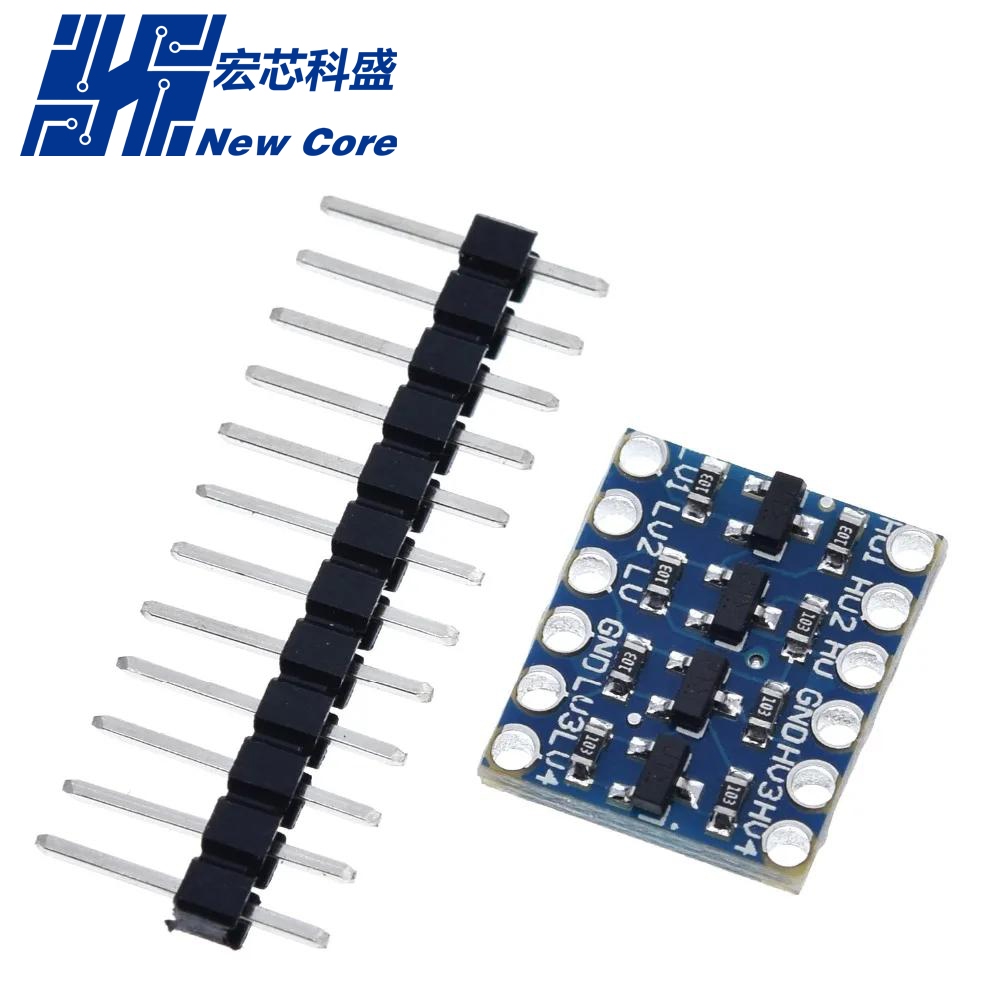 4 Channel IIC I2C Logic Level Converter Bi-Directional Module 5V to 3 ...