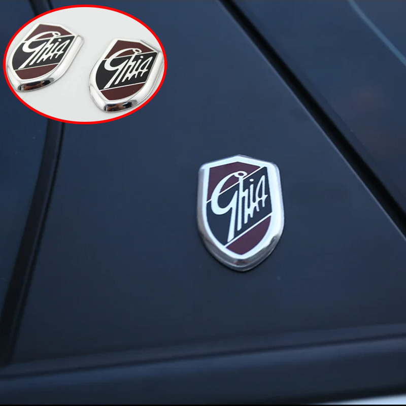 Car Sticker Emblems GHIA Side Shield Logo Marked Stickers For Ford ...