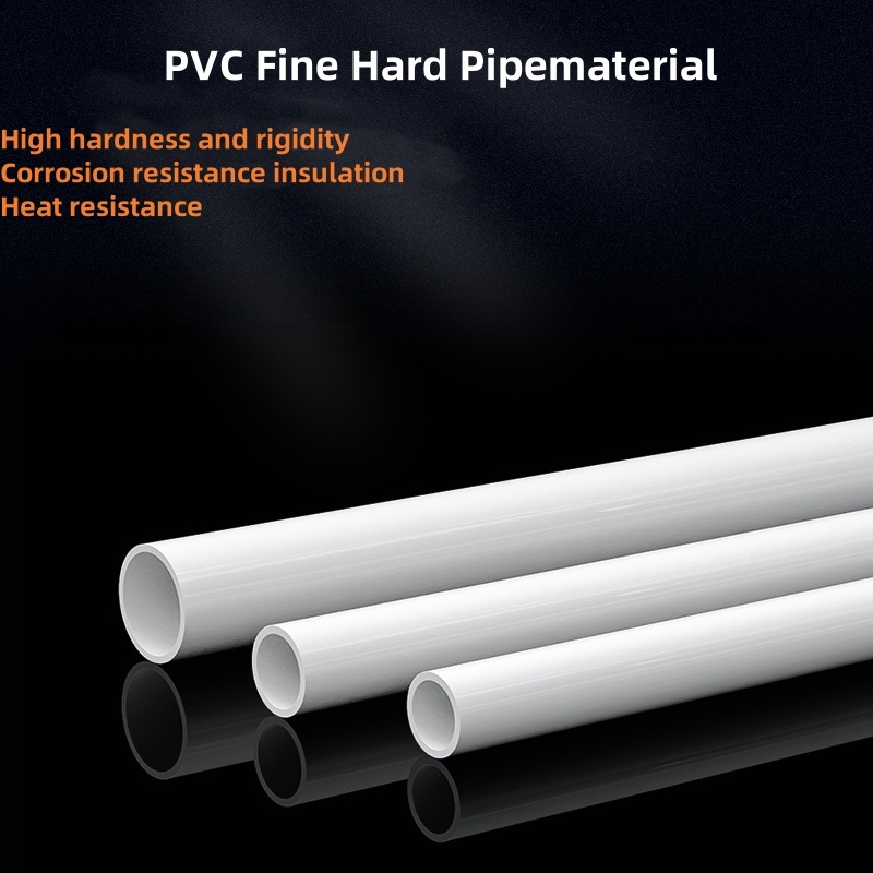 Length 1000mm PVC Thin Tube Hard Pipe UPVC White Round Plastic Small ...