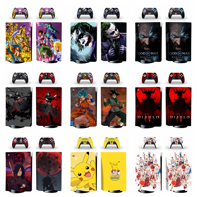 50 Colors Skin Sticker Compatible with Sony Playstation 5 Fat Disc ...